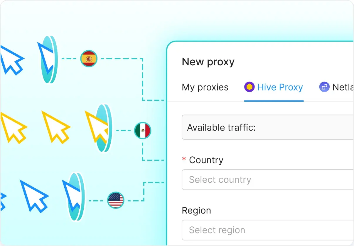 Configure proxies of popular formats in the browser — Octo Browser
